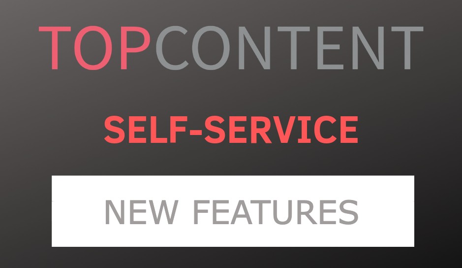 Topcontent Self-Service feature update: Highlighted Keywords in your ...